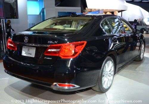 The rear end of the new 2014 Acura RLX | Torque News